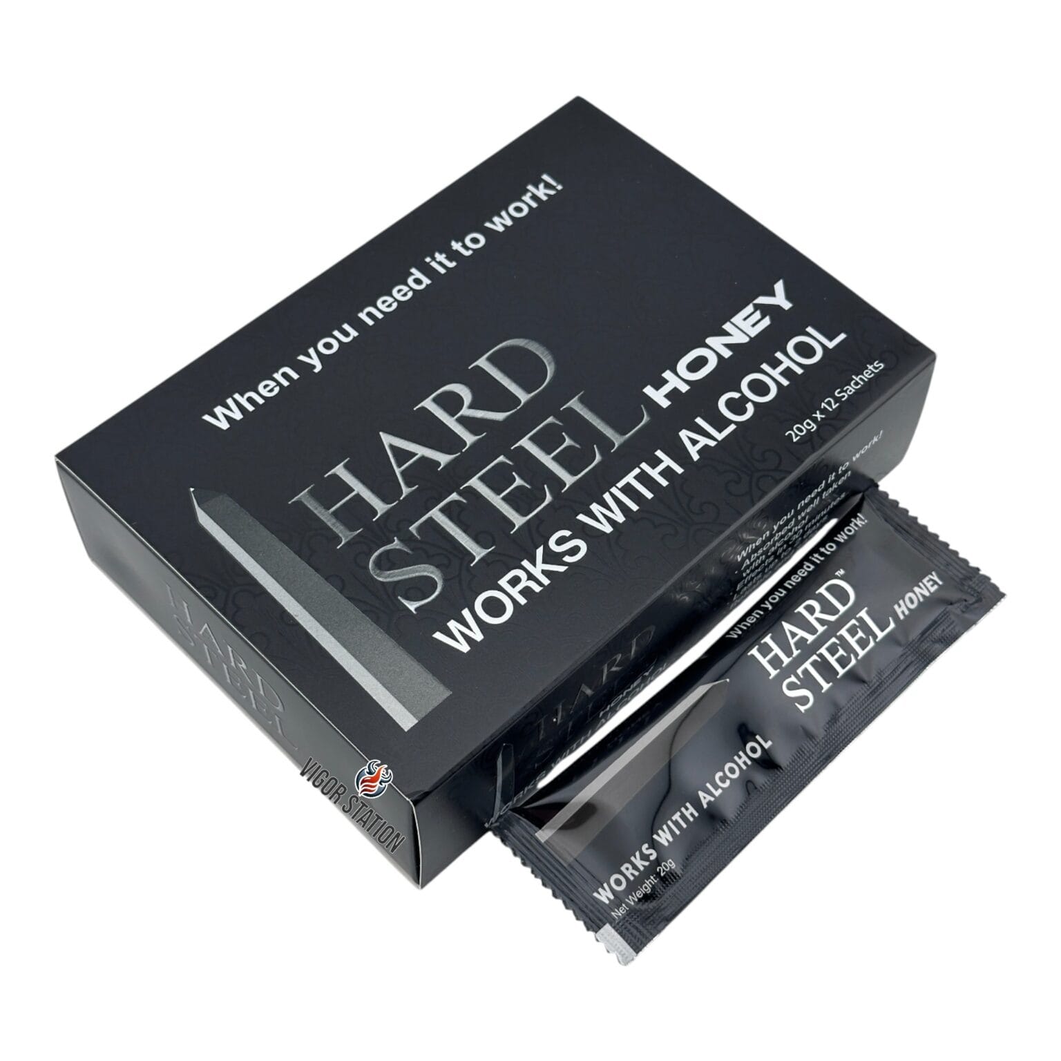 Hard Steel Honey – 12 Pack | Vigor Station