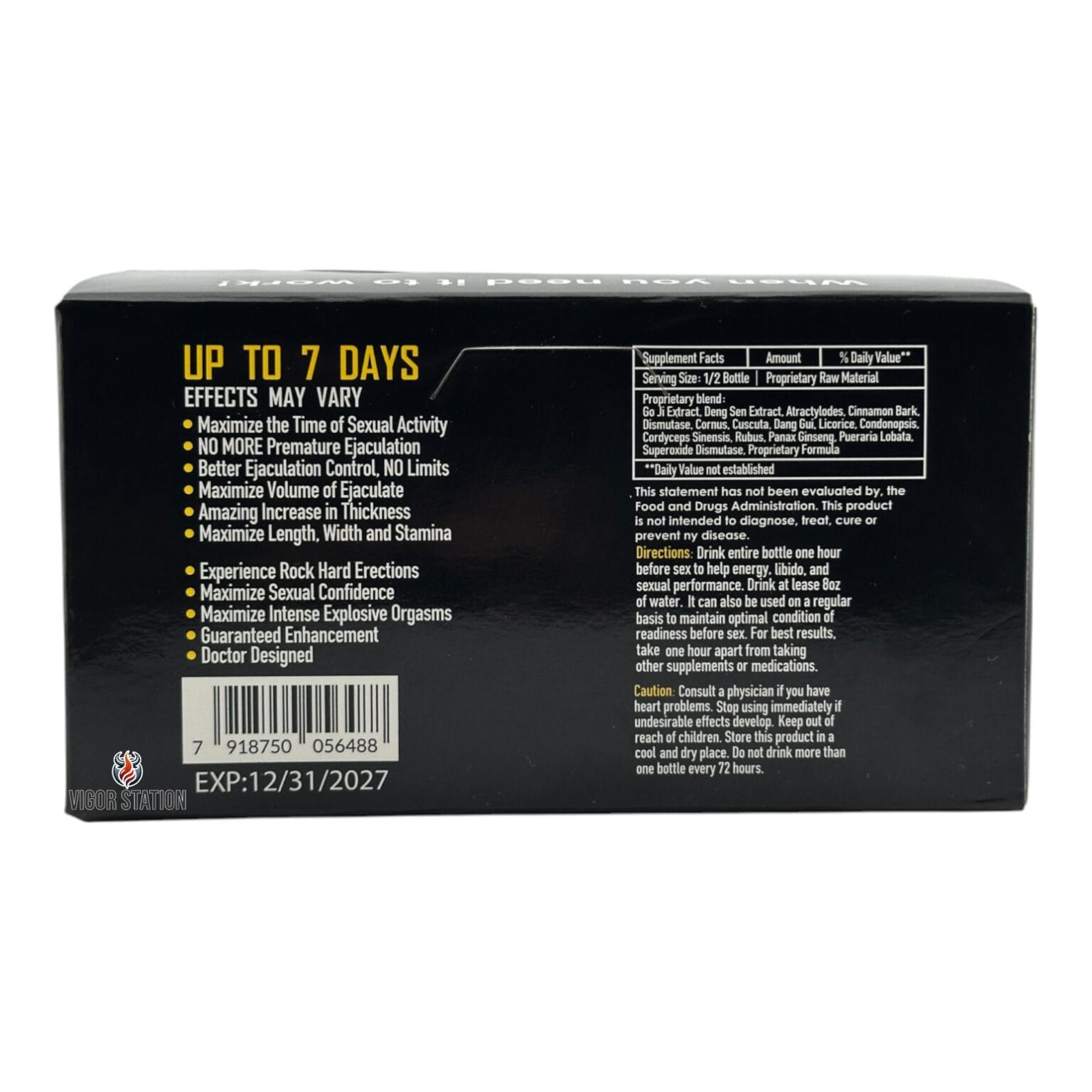 Buy Hard Steel Liquid Shot (2oz) | Vigor Station