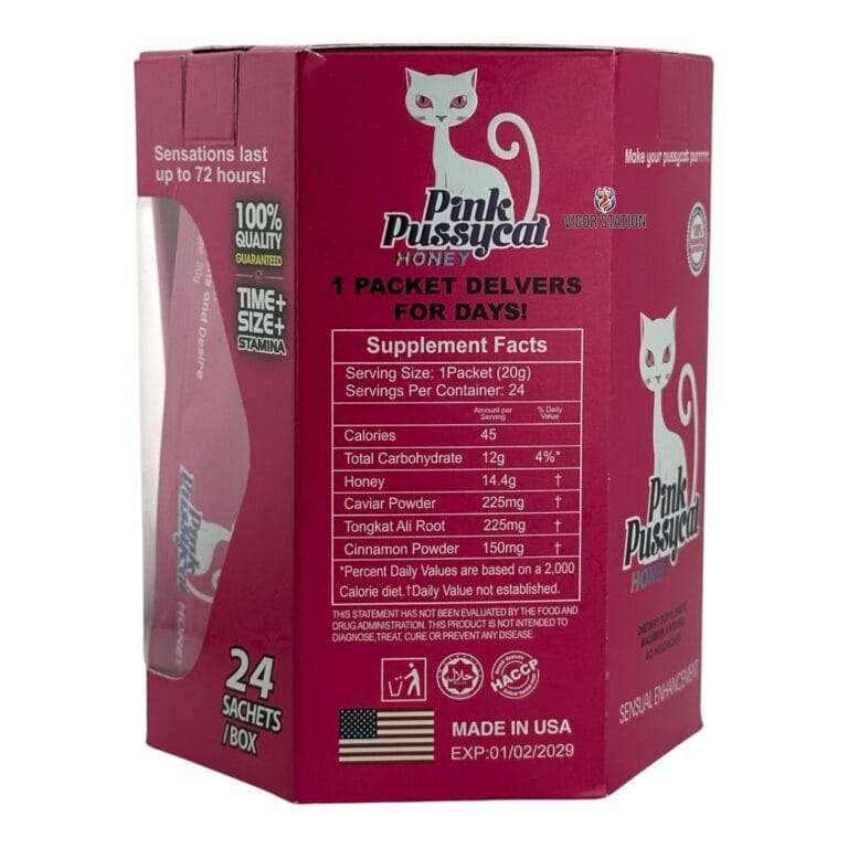 Pink Pussycat Honey for Women (24 Pack) | Vigor Station
