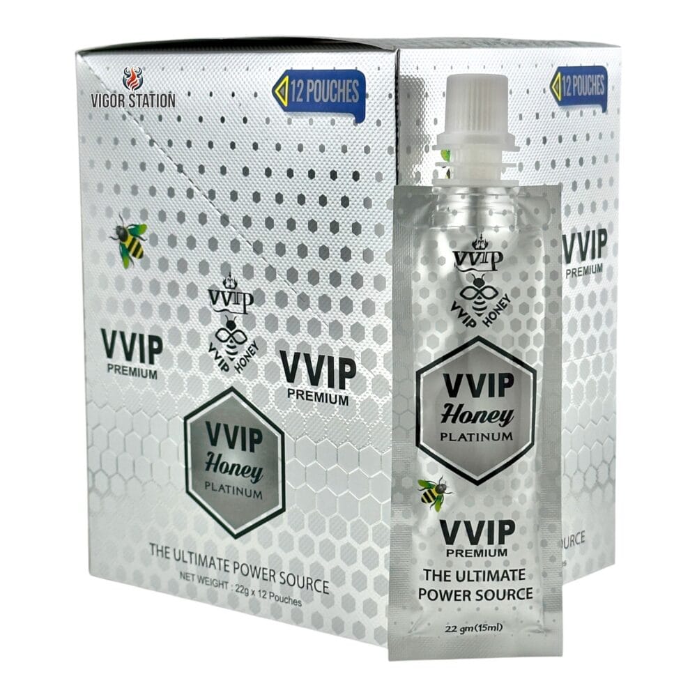 VVIP Honey Platinum – 12 Pouches | Vigor Station