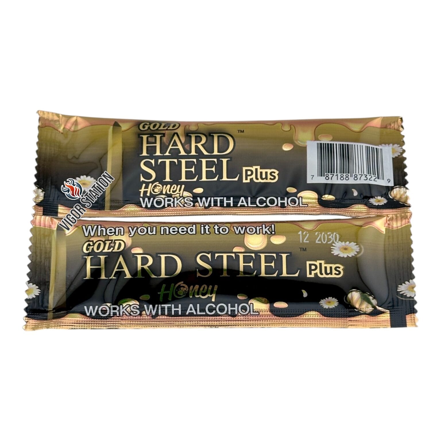 Gold Hard Steel Plus Honey - 12 Pack | Vigor Station
